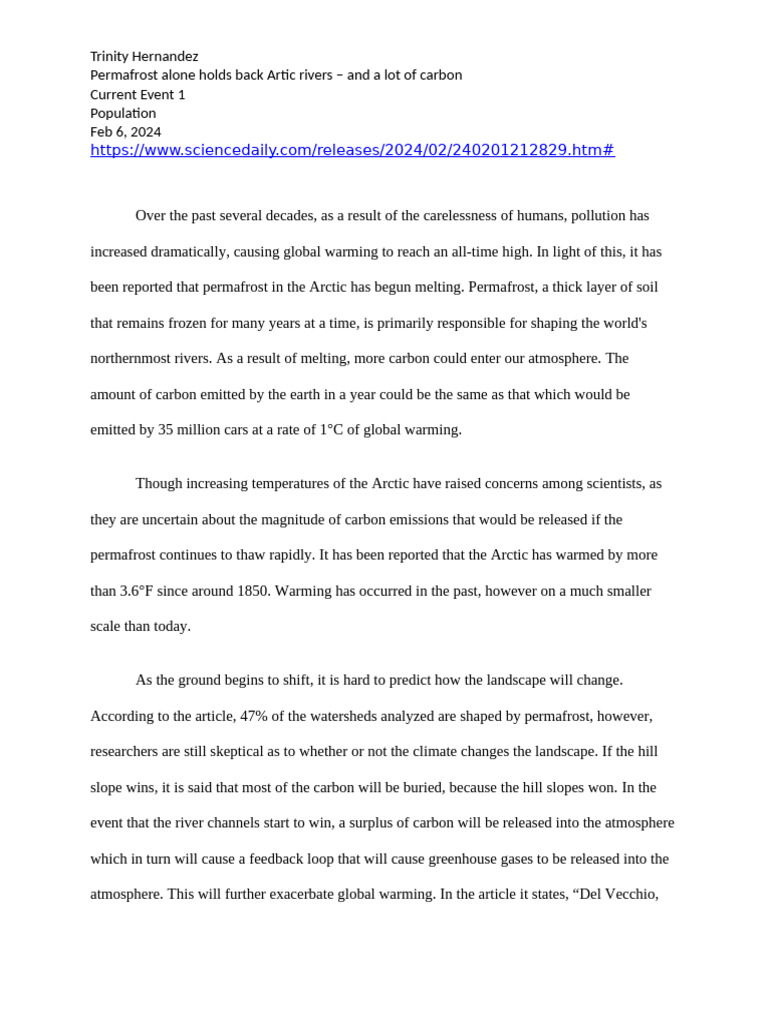 Current Event 1 | PDF