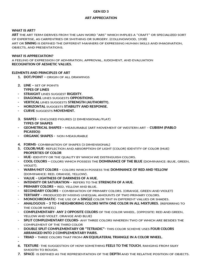 Gen Ed Reviewer | PDF