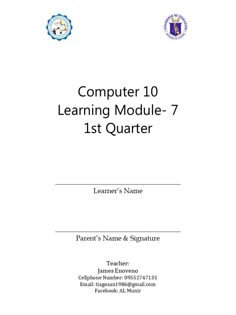 Computer10 Q1M7 | PDF