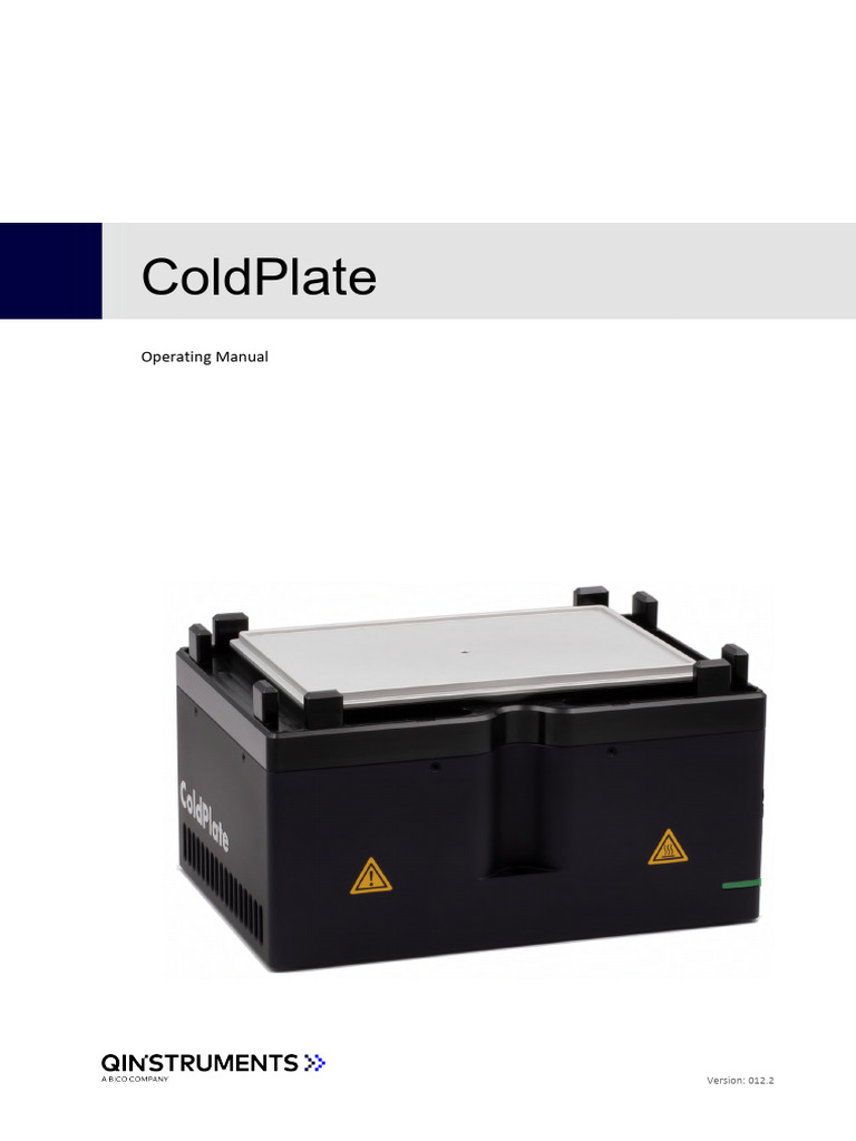 2016-0110-manual-ColdPlate-en | PDF