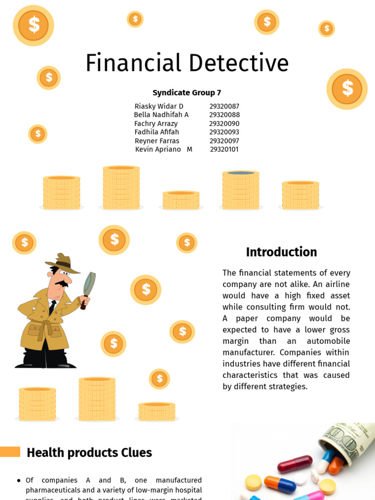SG 7 - The Financial Detective - GM 11 | PDF