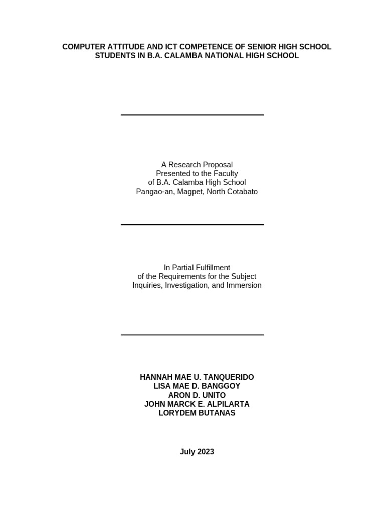 Computer Attitude and ICT Competence With Corrections and Comments | PDF