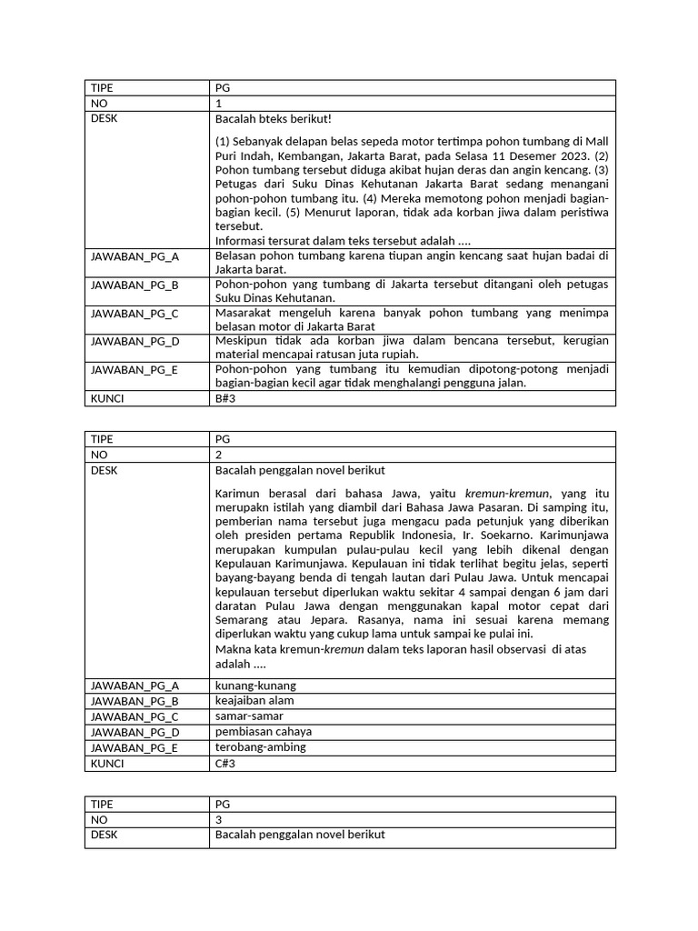 C - Template - Bin Big Jawa Arab - Ma Sma SMK - Peltel 23 24 - Final | PDF