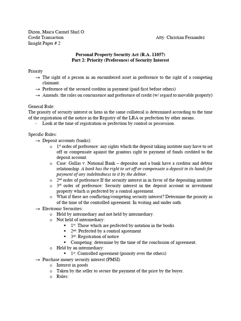 PPSA - Insight Paper 2 | PDF