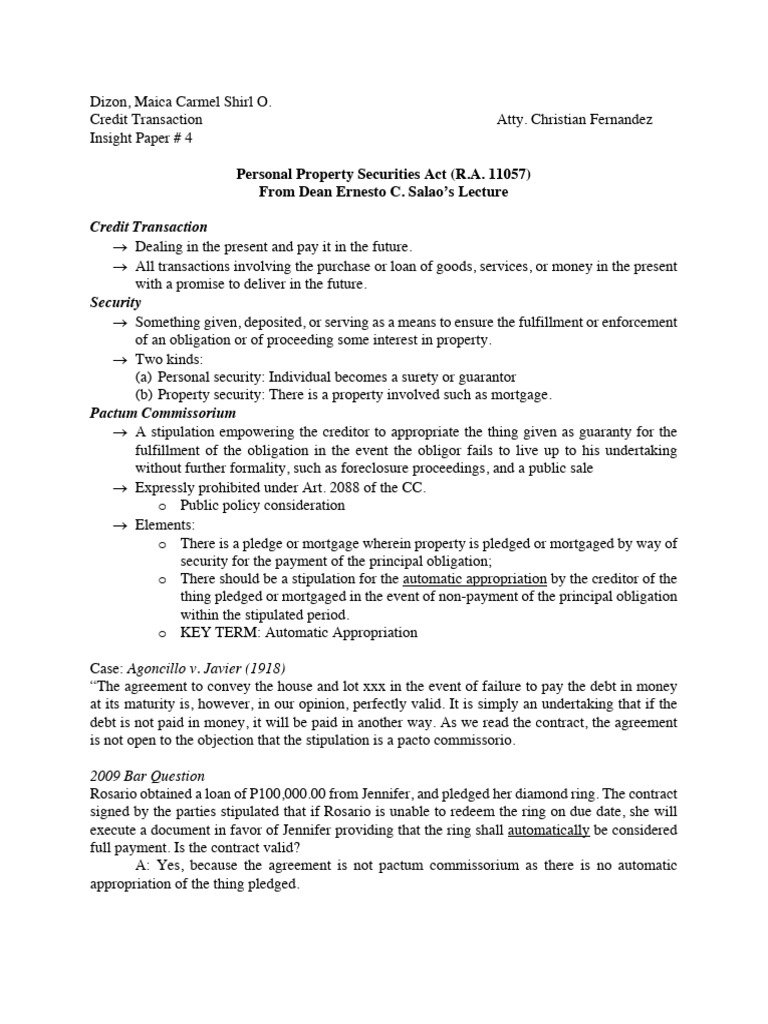PPSA - Insight Paper 4 | PDF