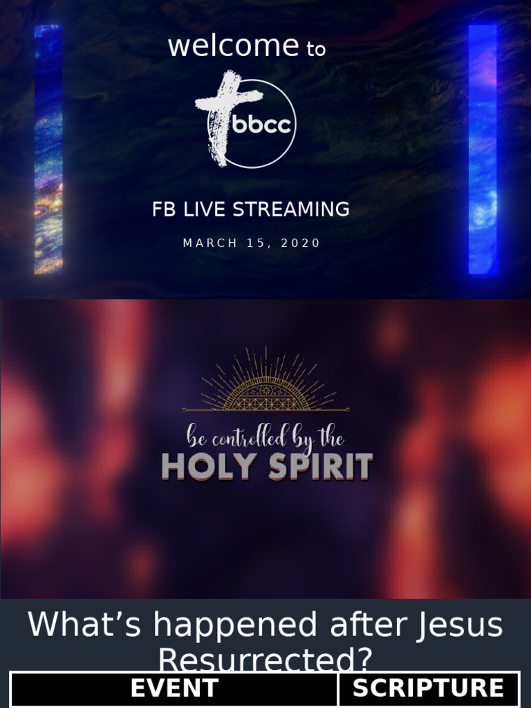Live Streaming Sermon - RC | PDF
