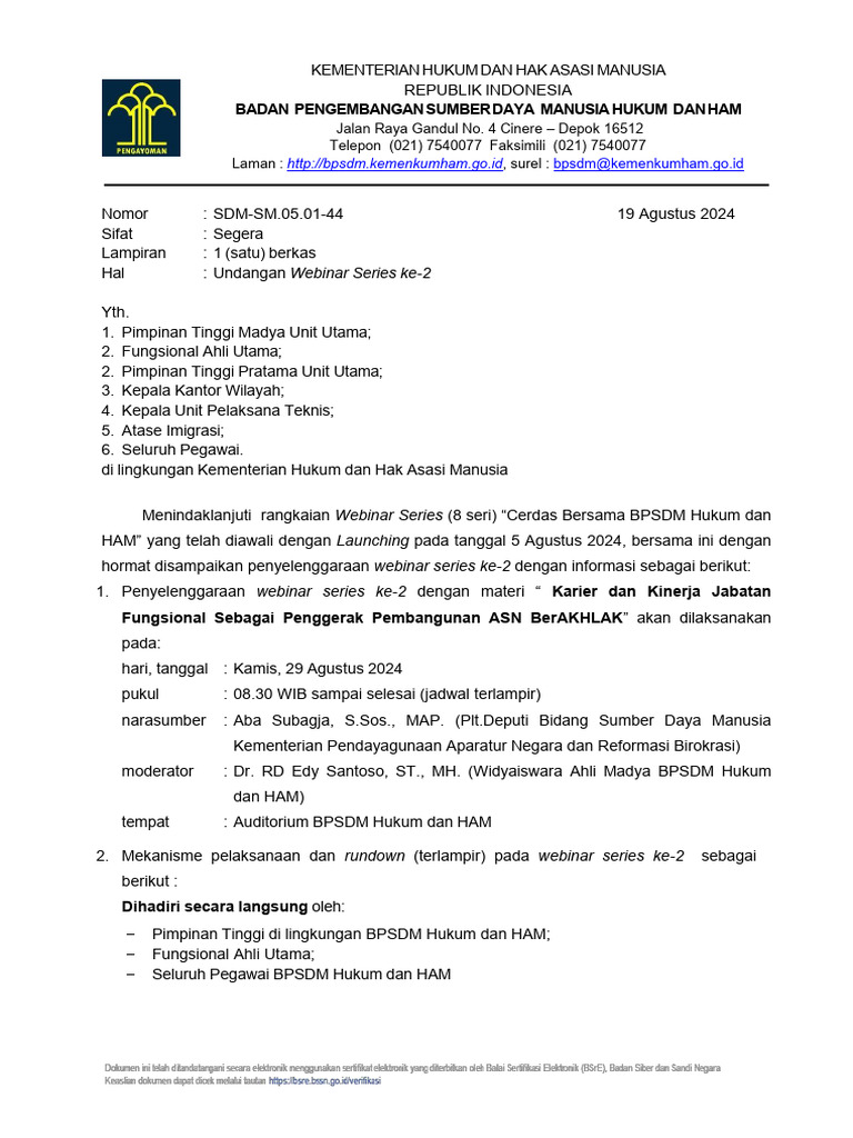 Undangan Webinar Series 2 | PDF