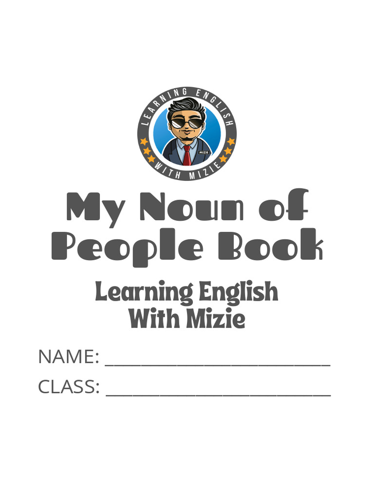 My Noun of People Book | PDF