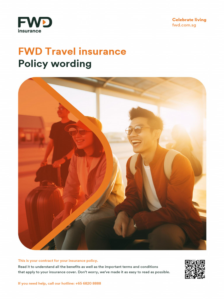 FWD Travel Insurance Policy Wording | PDF | Insurance | Identity Document