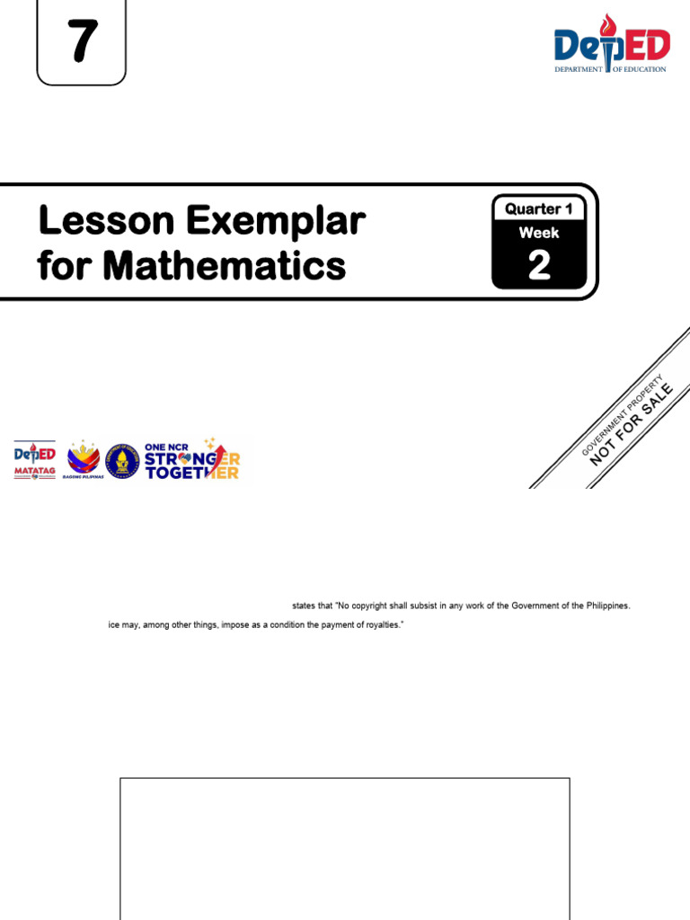 LE G7 Mathematics Q1 Wk2 FV | PDF