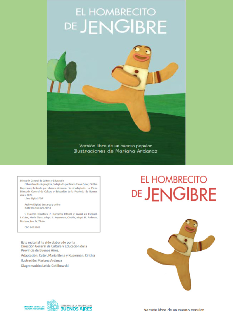 Cuento El Hombrecito de Jengibre para Imprimir 2022 A - 101124 | PDF