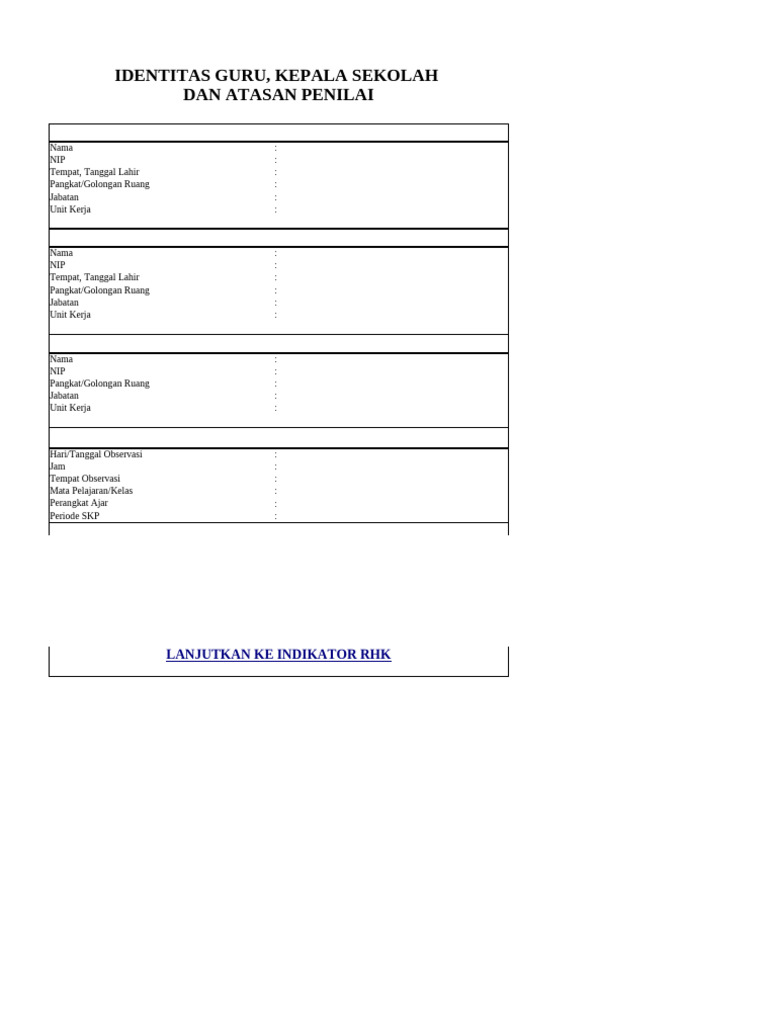 Observasi Kinerja Guru Di PMM-2 | PDF