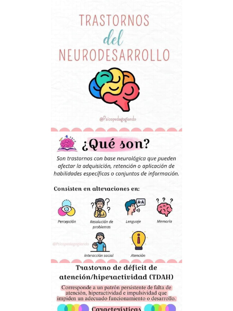 Trastornos Del Neurodesarrollo | PDF
