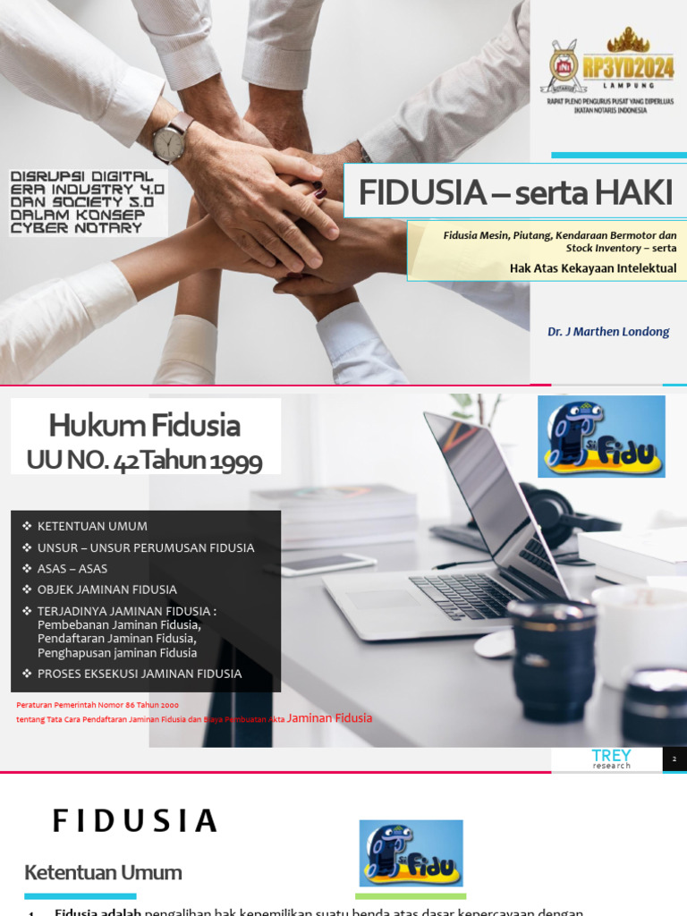 FIDUSIA - Serta HAKI | PDF