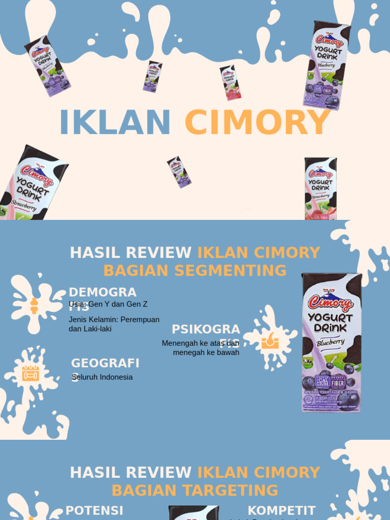 Iklan Cimory Yogurt | PDF