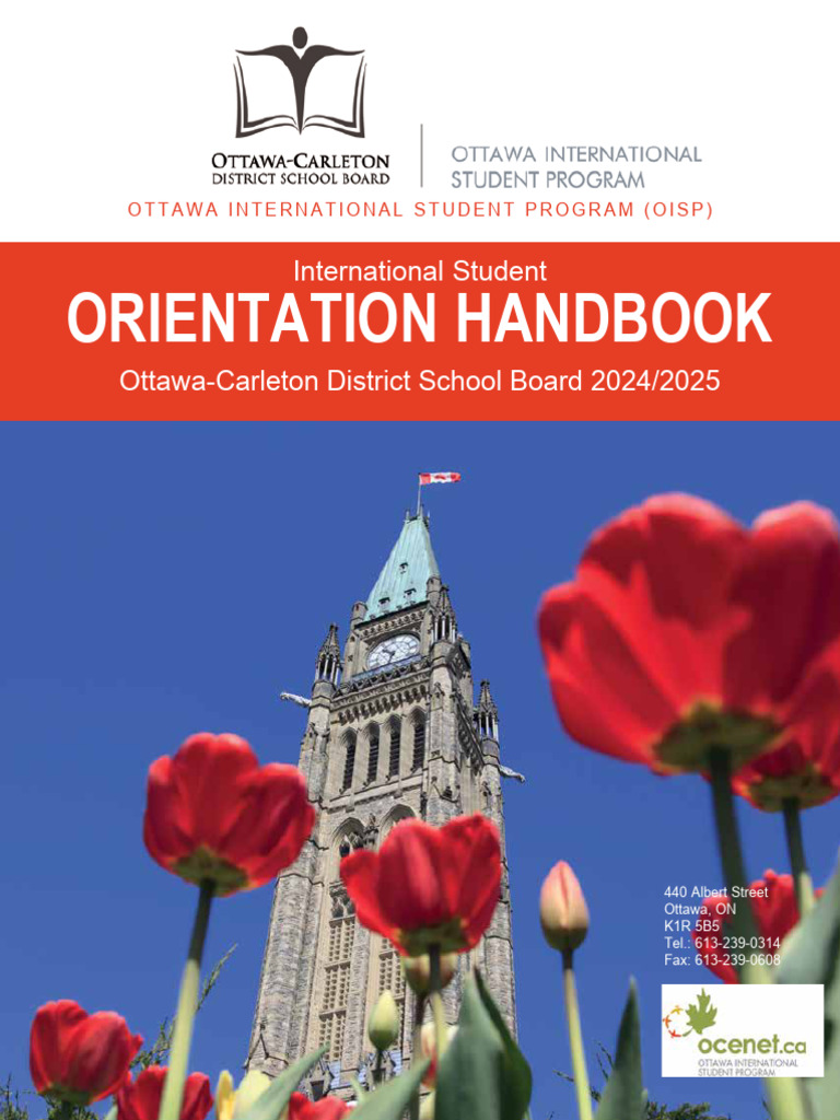 OTTAWA Orientation Handbook 2024-25 LR1 | PDF