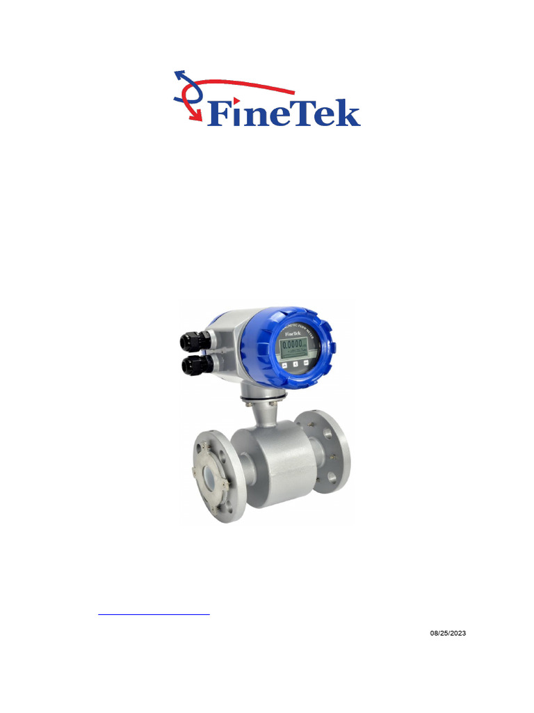 EPD30 Electromagnetic Flow Meter: Operation Manual | PDF
