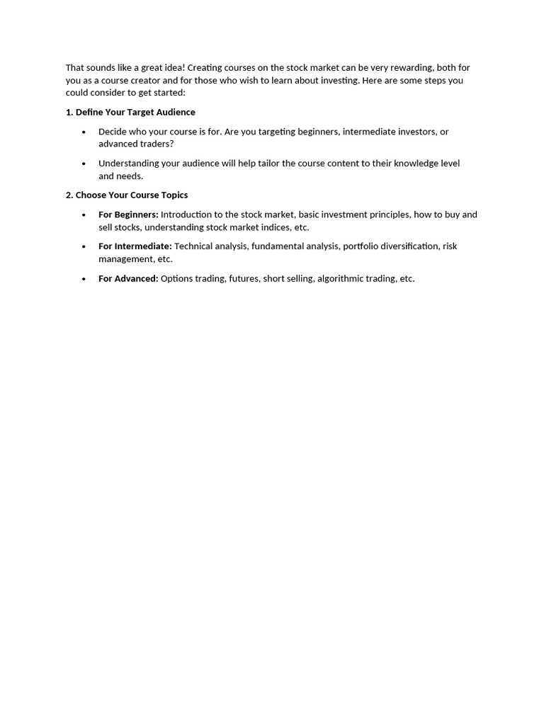 That Sounds Like A Great Idea | PDF | Career & Growth | Finance & Money ...