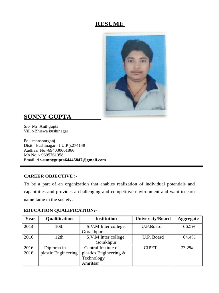 Sunny Gupta | PDF
