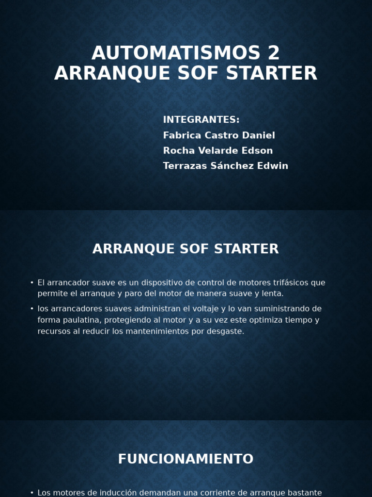 Soft Starter 1 | PDF