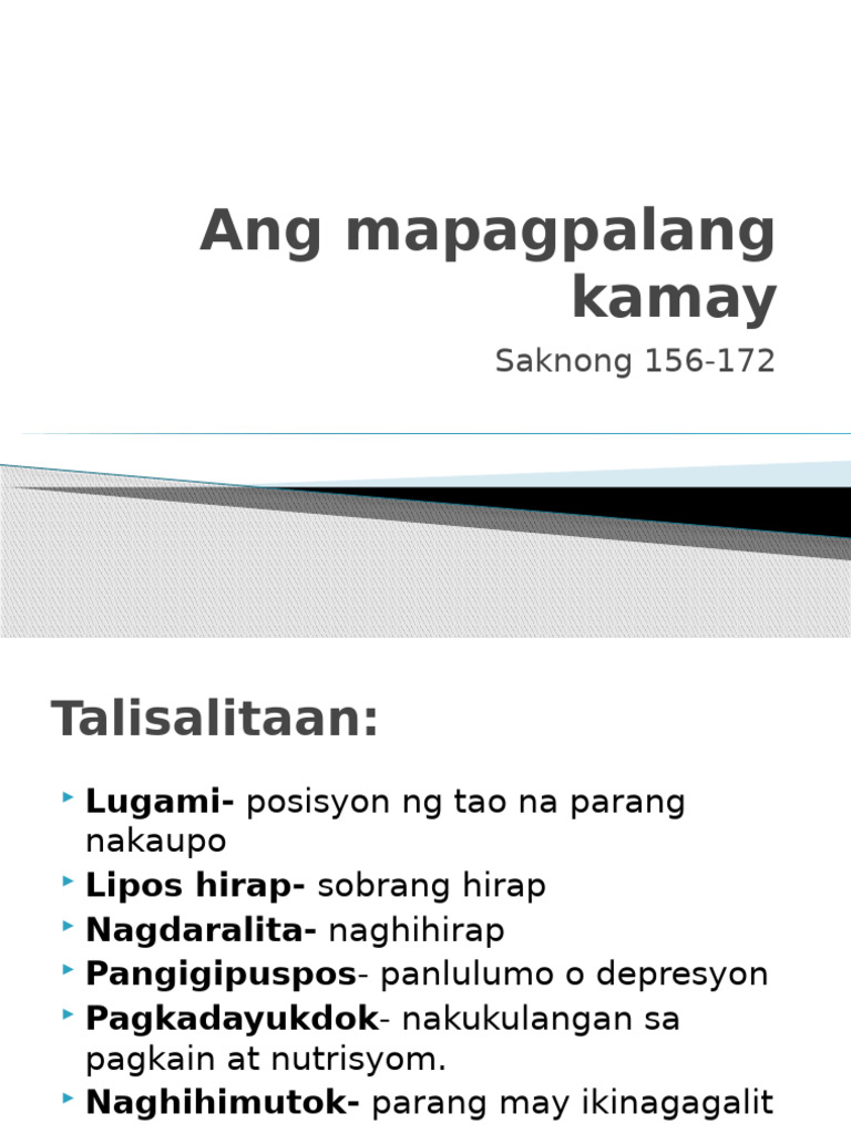 Ang Mapagpalang Kamay | PDF