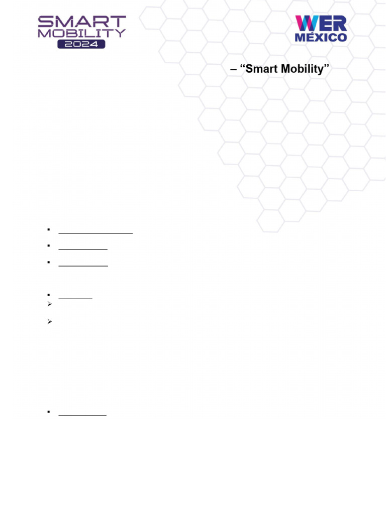 Smart Mobility | PDF