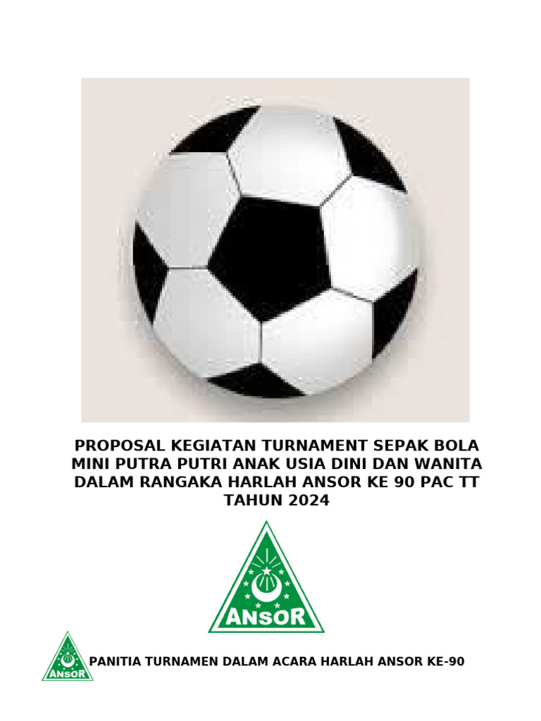 Proposal Sepak Bola Mini | PDF