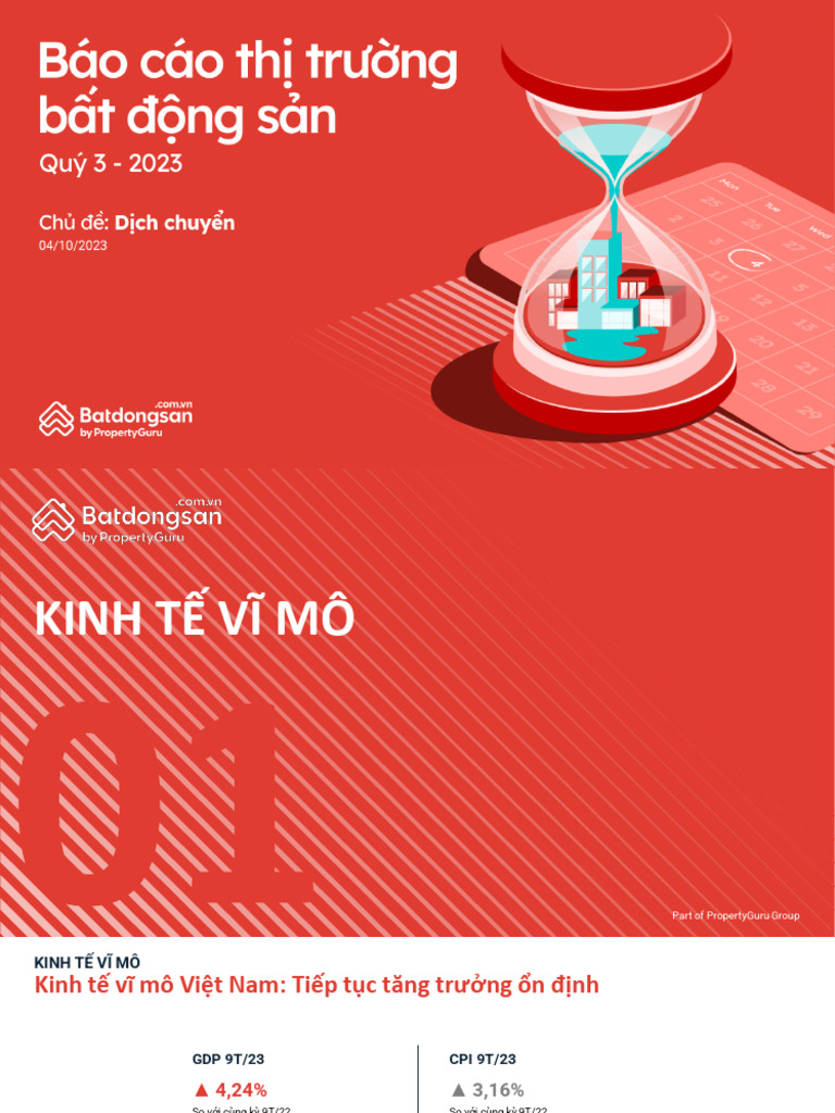 PGVN - Bao Cao Thi Truong BDS Q3.23 - Final | PDF