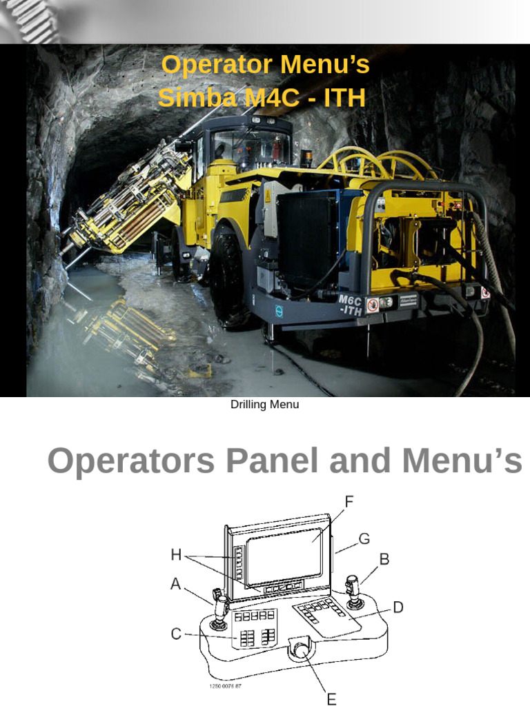 00 Operator Menus ITH Eng | PDF