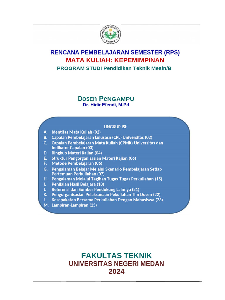 3-Rps Mk Kepemimpinan 2024 | PDF