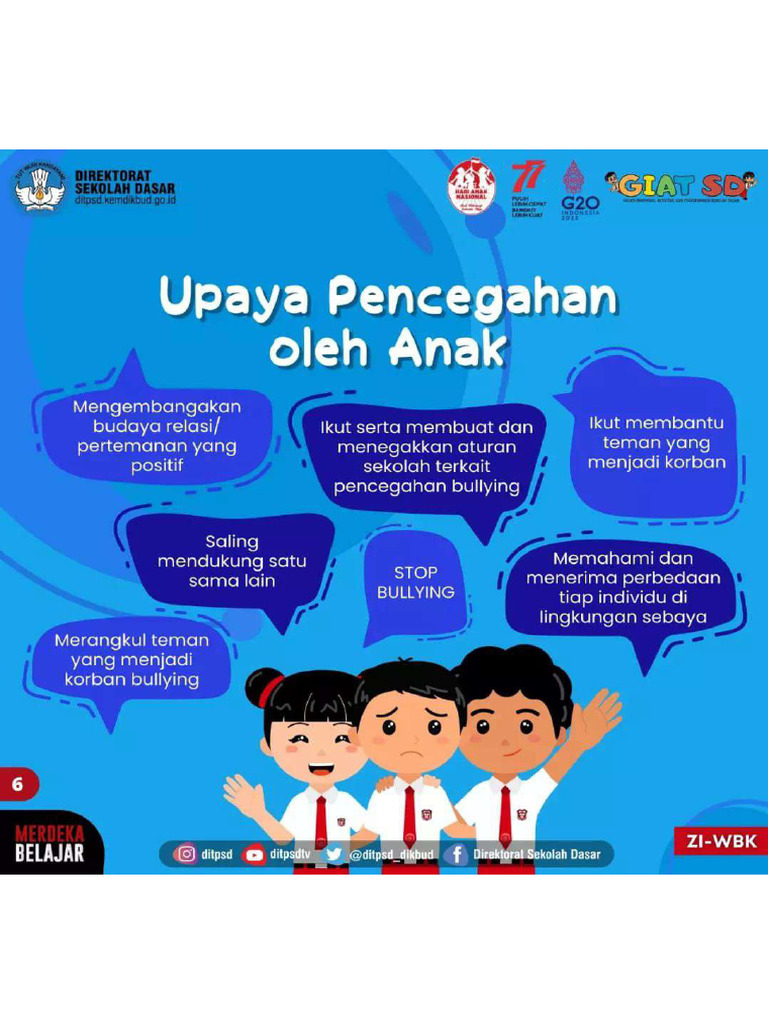Infografis Stop Perundungan Bullying | PDF