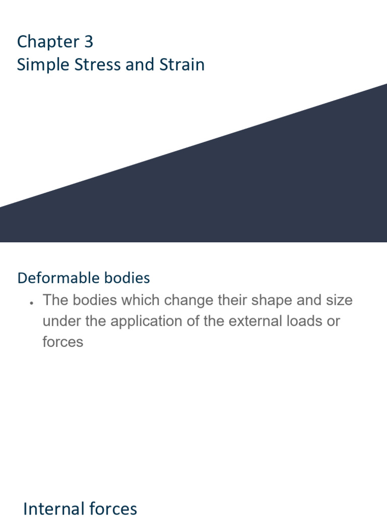 Chapter 3 Simple Stress and Strain-2 | PDF
