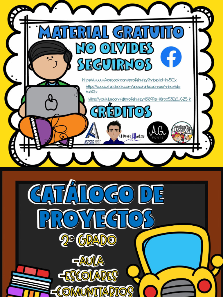 12. Catálogo de Proyectos Segundo Grado | PDF