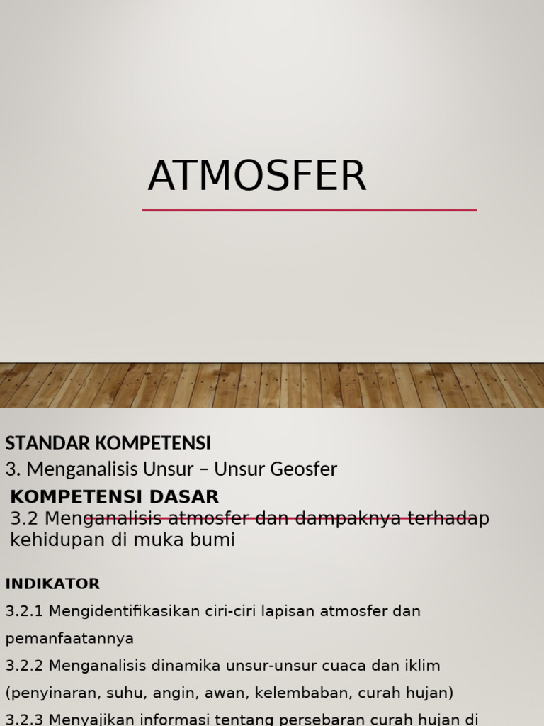 Dinamika Atmosfer | PDF
