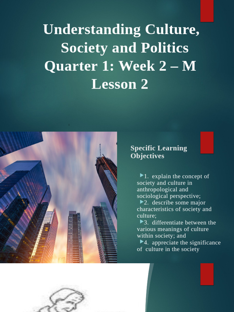 UCSP M. Lesson 2 1 | PDF