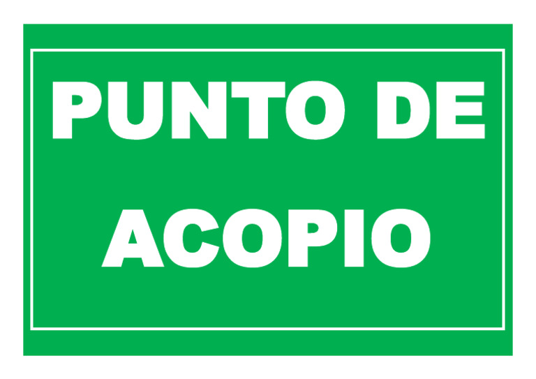 Señaletica Punto de Acopio | PDF