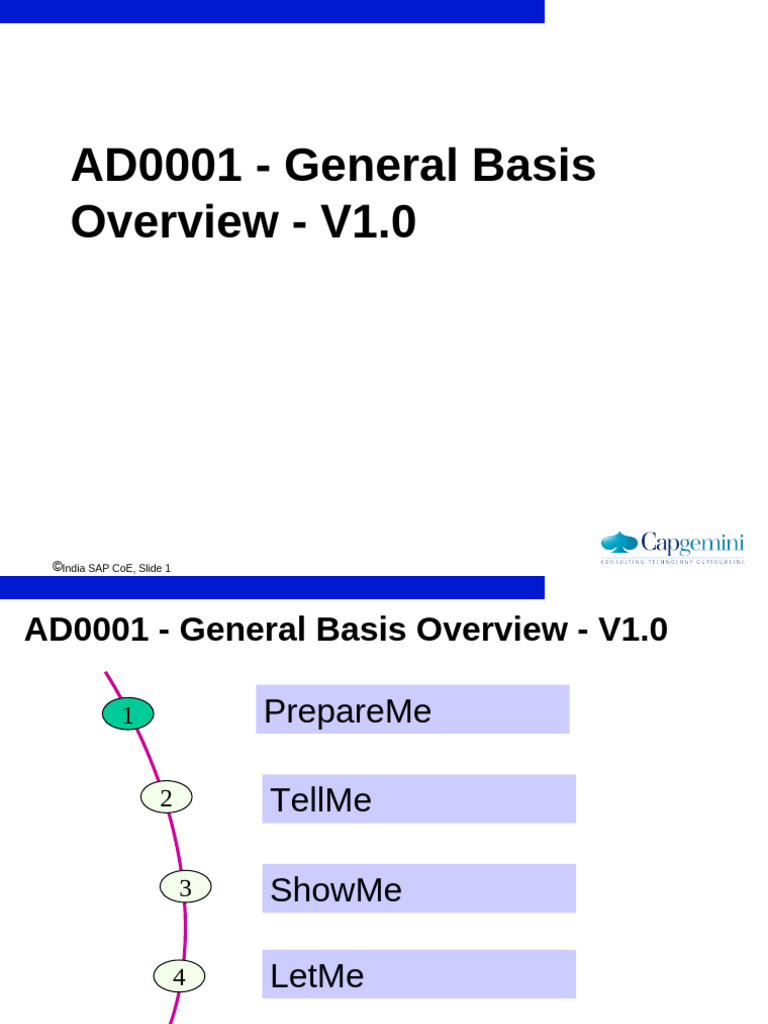AD0001 - General Basis Overview-V1.0 | PDF