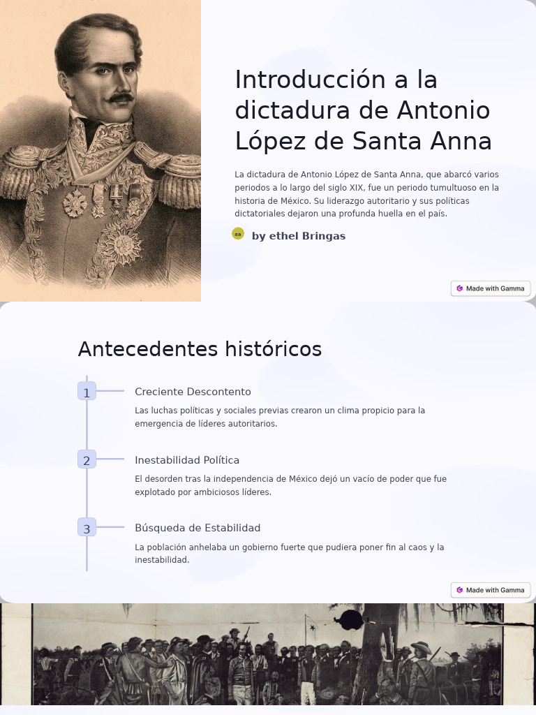 Introduccion A La Dictadura de Antonio Lopez de Santa Anna | PDF