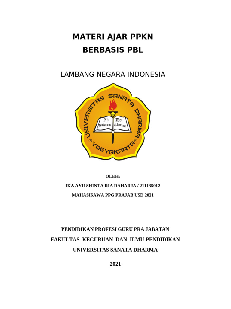 Materi Ajar PPKN | PDF