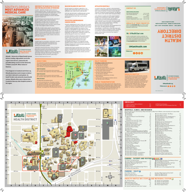 Medical Campus Map Final | PDF | Health Sciences | Medical Specialties