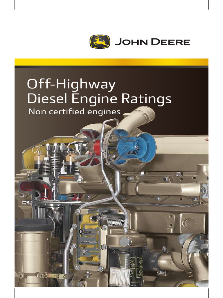 Off-Highway (Industrial) John Deere Engines Catalog - Rating NCE, Tier ...