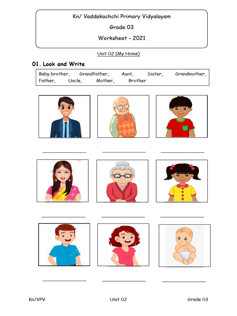 English-Grade-3-Unit-2 | PDF