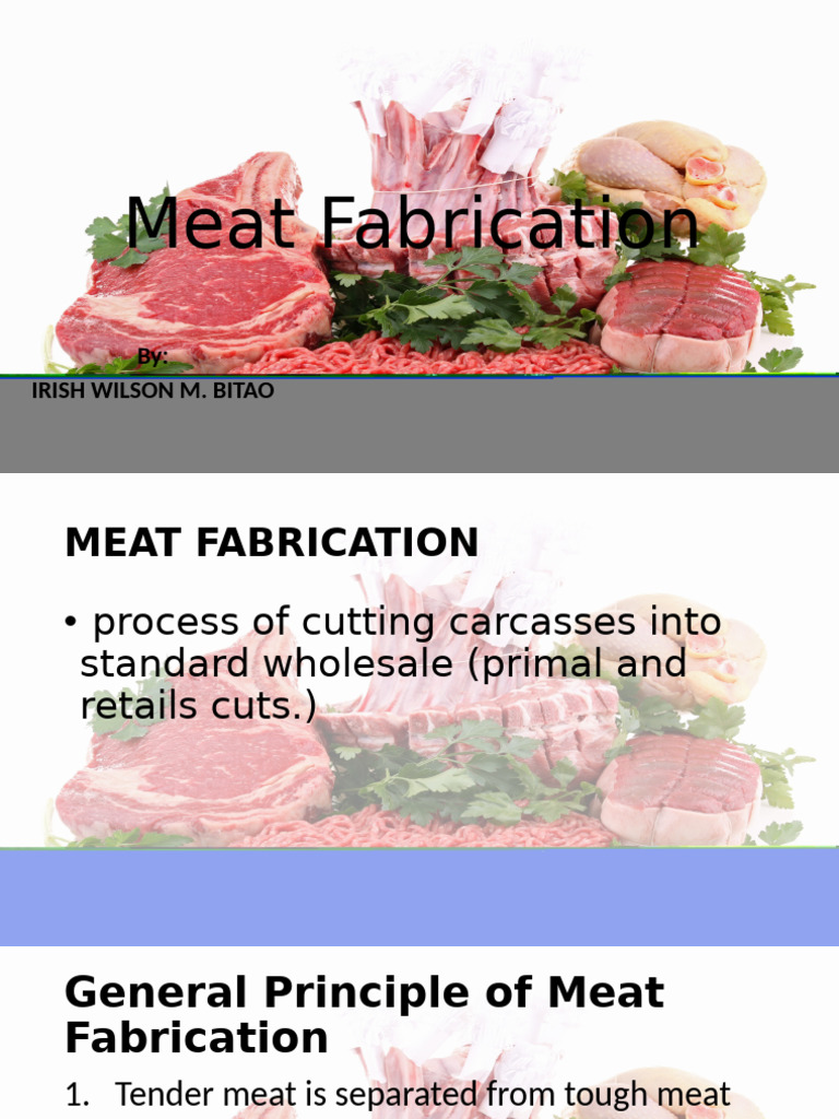 Meat Fabrication | PDF