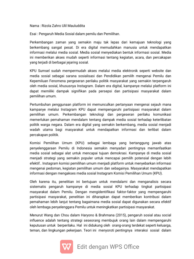 Bagi P2P Bawaslu | PDF