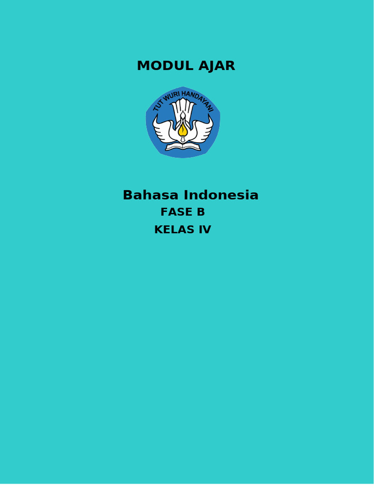 Modul Ajar B. Indo Kelas IV | PDF