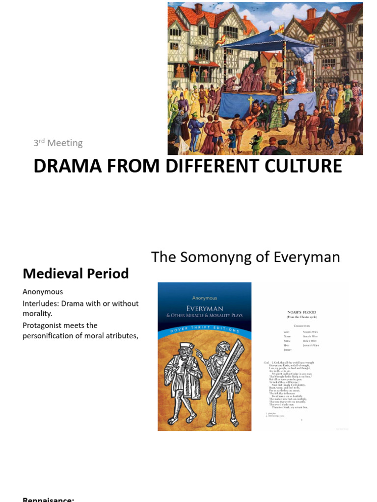 Drama From Different Cultures | PDF