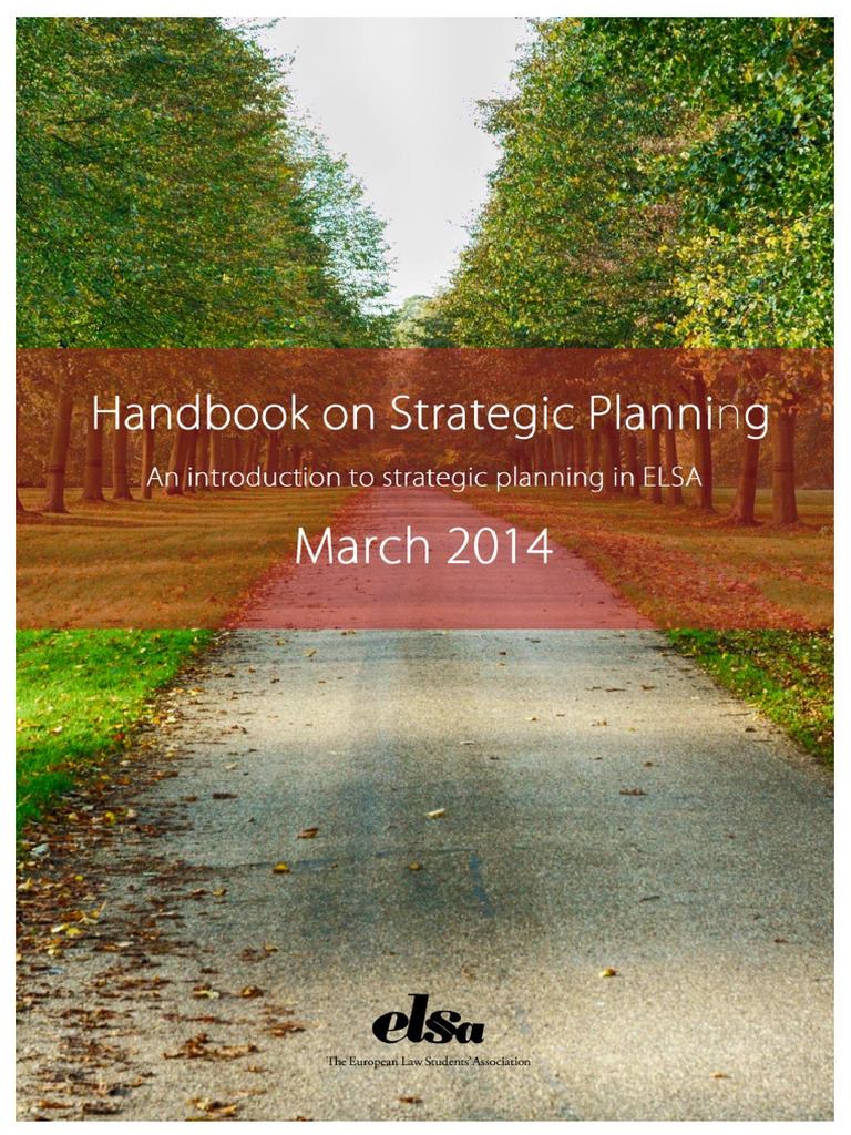 Handbook On Strategic Planning | PDF | Strategic Planning | Career & Growth