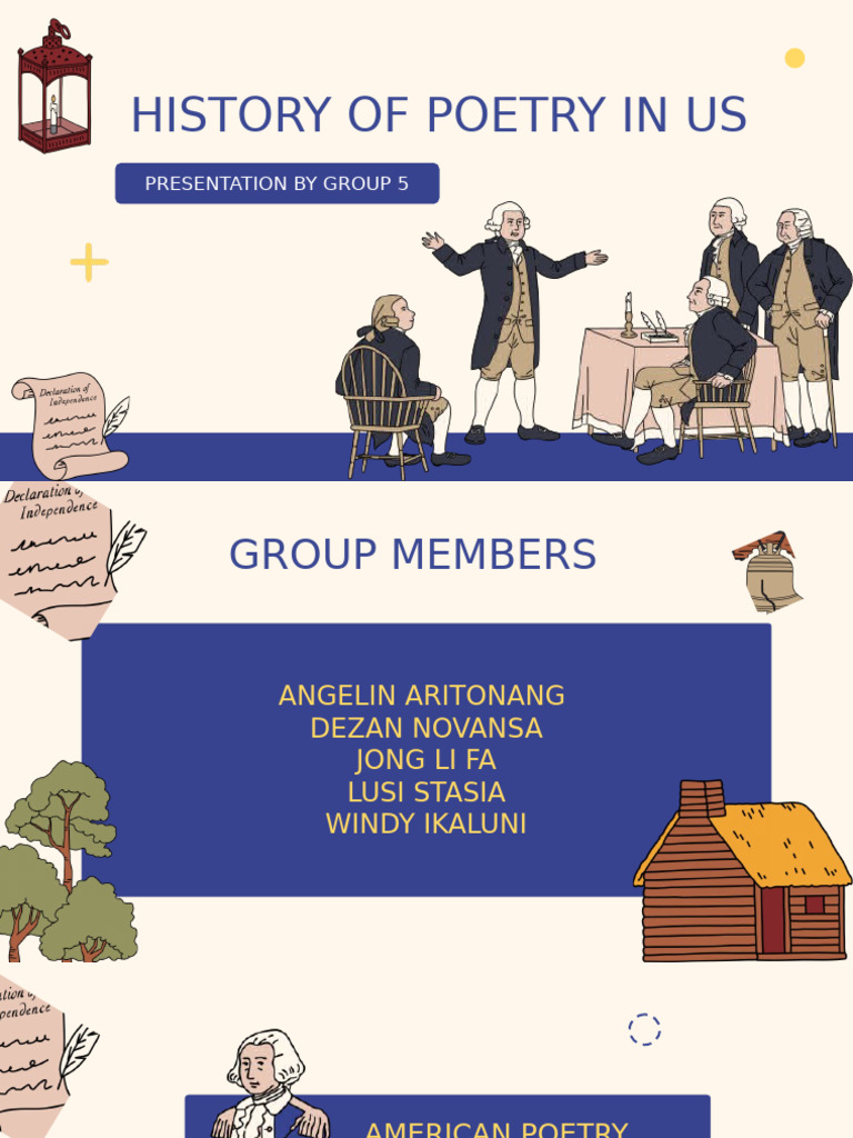 The History of Poetry in The US | PDF