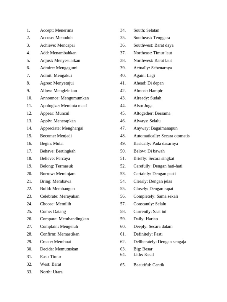 English Vocab | PDF