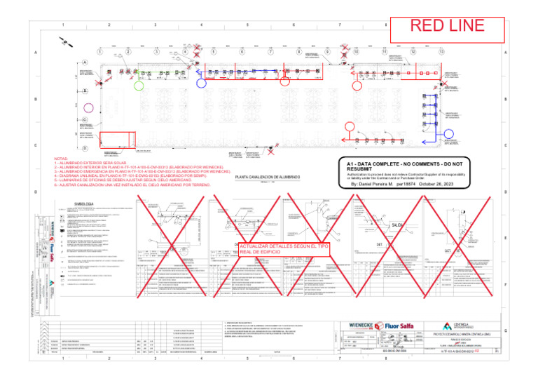 Red Line - Area 1 - Alumbrado Oficinas - 24.08.01 | PDF